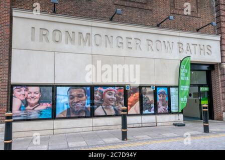 Ironmonger Row public baths in Islington, North London Stock Photo - Alamy