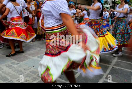 Maracatu dance performance on the treet in Rio de Jameiro Stock Photo ...