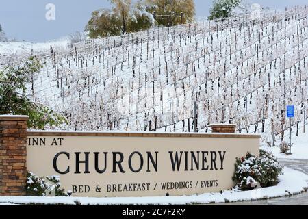 Churon Winery, Temecula Valley, Southern California, USA Stock Photo ...