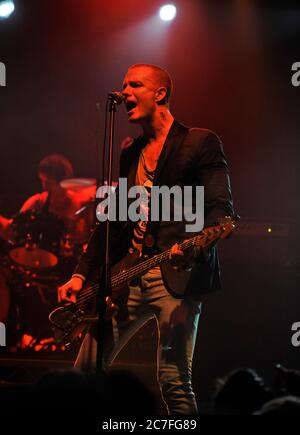 Singer Max Collins of Eve 6 performing at the Key Club on September 12 ...