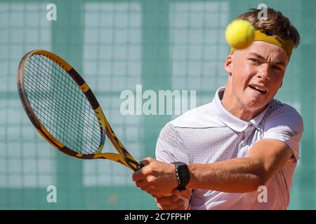 2020 07 16. Lithuanian Tennis Championship. Young Vilius Gaubas took ...