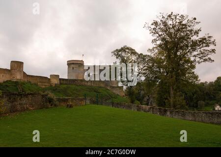 The chateau at Falaise Calvados Normandy France birthplace of William ...
