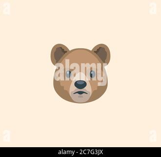 teddy bear head toy Stock Vector Image & Art - Alamy