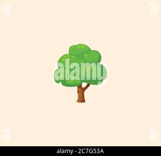 tree plant nature icon vector illustration design Stock Vector Image ...