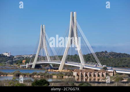 Arade River Bridge at Portimao, Algarve Portugal Stock Photo - Alamy