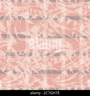 Abstract marbling weave texture. Pink grey vector seamless pattern ...