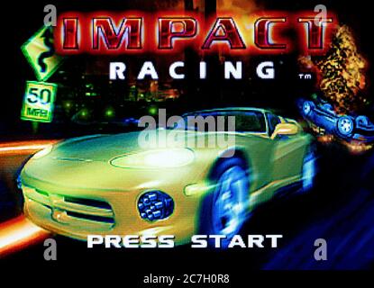 Impact Racing - Sega Saturn Videogame - Editorial use only Stock Photo - Alamy