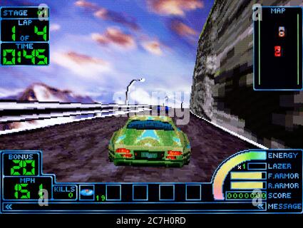 Impact Racing - Sega Saturn Videogame - Editorial use only Stock Photo - Alamy