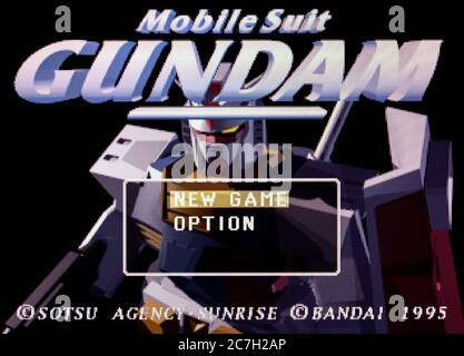 Mobile Suit Gundam - Sega Saturn Videogame - Editorial use only Stock ...