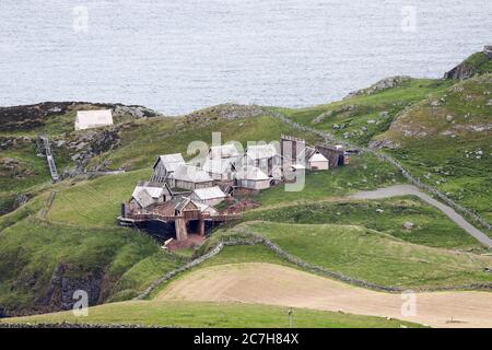 The site where the set of the movie The Northmen is being erected on ...