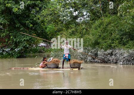Jia Bharali river of Assam in Nameri national park India Stock Photo ...