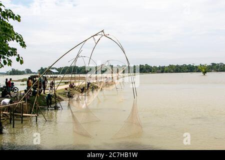 Jia Bharali river of Assam in Nameri national park India Stock Photo ...