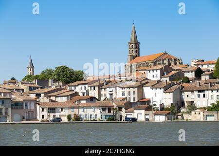 Saint Michel church, basin of Castelnaudary, Canal du Midi, France ...