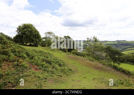 Musbury Castle iron-age hill fort, Devon, England, Great Britain ...