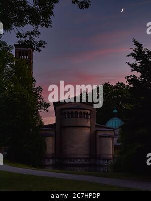 The Church of Peace in Sanssouci Park in Potsdam, Germany Stock Photo ...
