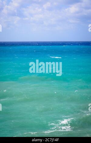 View of the Cretan Sea in vertical format Stock Photo - Alamy