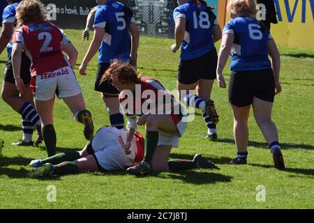 Ladies Rugby at the Recreation Ground, Bath, England Stock Photo - Alamy