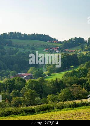 Landscape at St. Englmar, Bavarian Forest, Bavaria, Germany Stock Photo ...