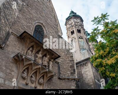 Naumburg Cathedral, UNESCO World Heritage, interior view, detail ...