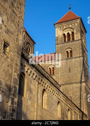 Collegiate Church, Quedlinburg, UNESCO World Heritage, Saxony-Anhalt ...