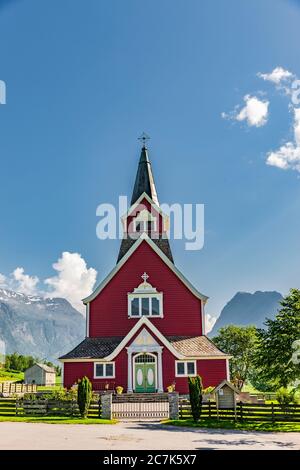Old Olden Church. Olden, Norway Stock Photo - Alamy