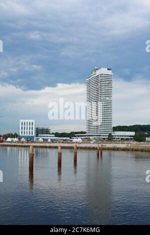 Beach Boardwalk in Luebeck-Travemuende Stock Photo - Alamy