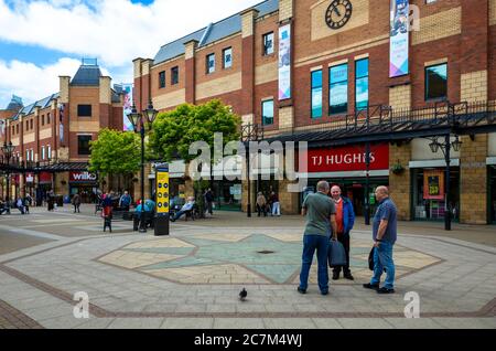 Captain Cook Square shopping centre in Middlesbrough town centre in ...