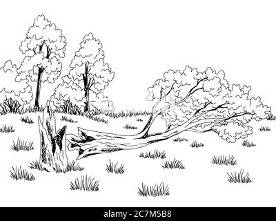 tree stump cartoon vector illustration Stock Vector Image & Art - Alamy