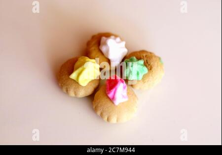 Rose gem biscuit. Popular childhood snack Stock Photo - Alamy