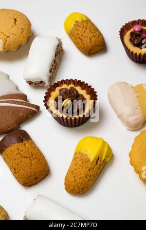 Different kind of cookies isolated on a white background Stock Photo ...