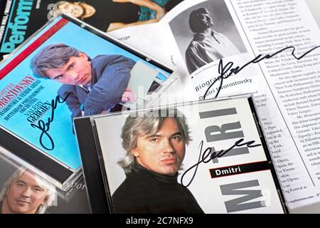 Russian baritone opera singer Dmitri Hvorostovsky Stock Photo - Alamy