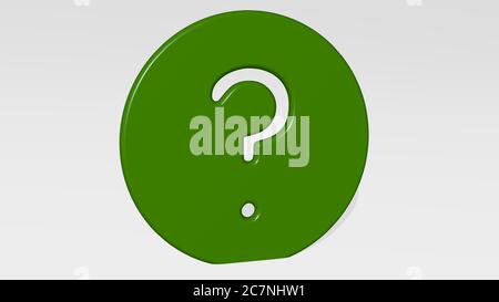 2d illustration question mark background Stock Photo - Alamy