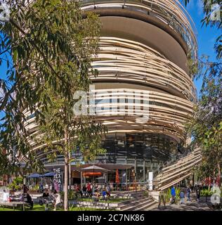 The Exchange, aka the Darling Square Library, Haymarket in Sydney Stock ...