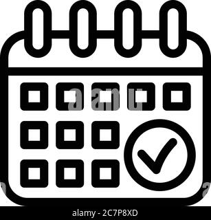 training schedule, running line icon Stock Vector Image & Art - Alamy