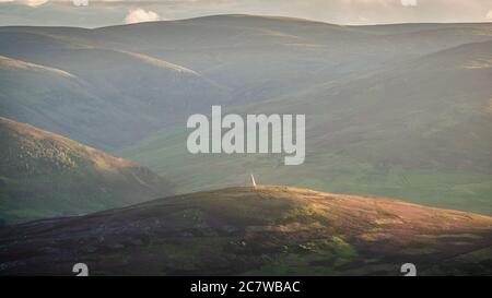 Tarfside monument on Rowan hill Stock Photo - Alamy