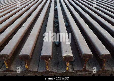 Industrial iron block materials stacked on each other Stock Photo - Alamy
