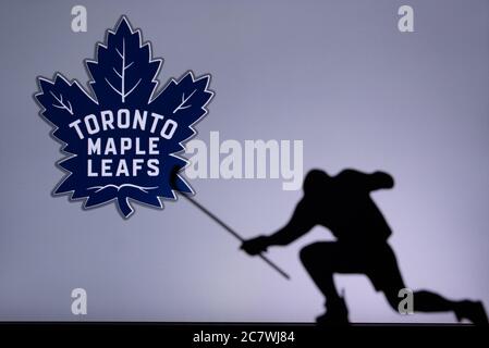 Toronto Maple Leafs celebrate a goal against the Ottawa Senators during ...