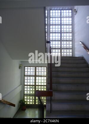 Taipei, JUL 17, 2009 - Interior view of the NTU administration building ...