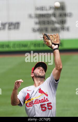 St. Louis Cardinals Max Schrock is seen during spring training baseball ...