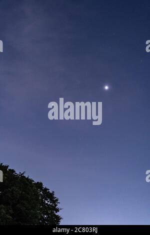 Jupiter, view from Isehara City, Kanagawa Prefecture, Japan Stock Photo ...