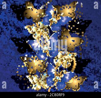 Luxurious golden jewel Stock Vector Image & Art - Alamy
