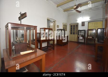 Instrument room of Sir Jagadish Chandra Bose (1858-1937) and Lady Abala ...