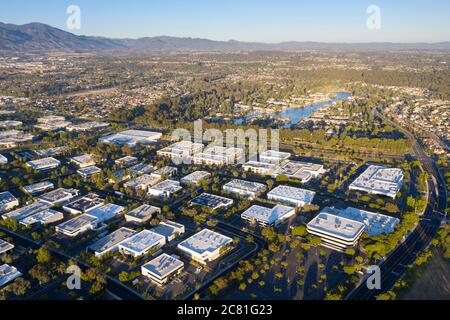Aerial view of Orange County suburbs, CA Stock Photo - Alamy
