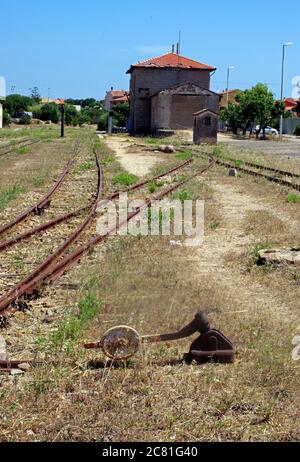 Palau, Sardinia. Old railways Stock Photo - Alamy