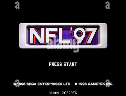 NFL '97 - Sega Saturn Videogame - Editorial use only Stock Photo - Alamy