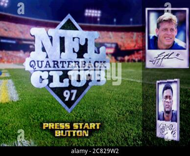 NFL Quarterback Club 97 - Sega Saturn Videogame - Editorial use only ...