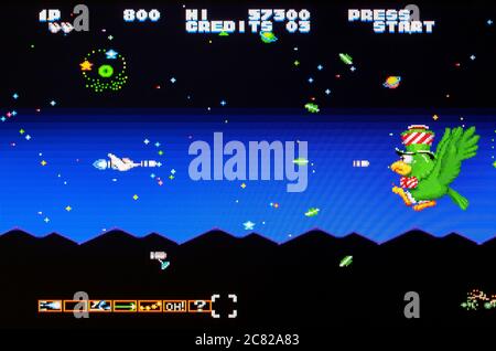 Parodius - Sega Saturn Videogame - Editorial use only Stock Photo - Alamy