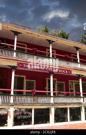 The Inn at Castle Rock on Tombstone Canyon Road in Old Bisbee AZ Stock ...