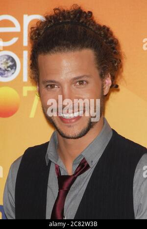 Justin Guarini Teen Choice 2007 awards - Press Room at the Gibson ...
