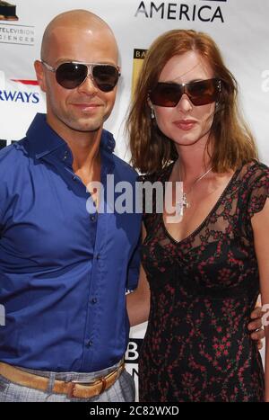 Joey Lawrence with wife Chandie Yawn-Nelson at the BAFTA/LA and The ...